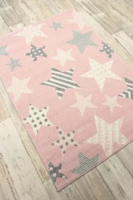 Dětský koberec Kiddy E330A-SFS32 růžový