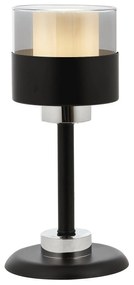 Stolní lampa ML-4288-1BSY z kovu a skla