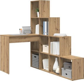 Rohový psací stůl Artisanový dub 101,5 x 149,5 x 149,5 cm 3337248