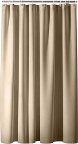 Závěs na sprchu s kroužky ESSENCIA TAUPE, 180 x 200 cm