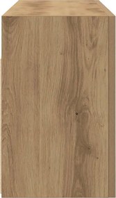 vidaXL Koupelnová nástěnná skříňka 80x25x40 cm kompozit [860093] Barva: dub sonoma
