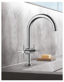 Grohe Atrio - Umyvadlová 1-otvorová baterie, chrom 21019003