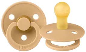 Kaučukový dudlík BIBS, 0-6 m, žluto/pískový