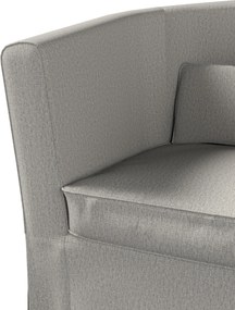 Potah na křeslo IKEA Ektorp Tullsta barva šedá látka pletený vzor