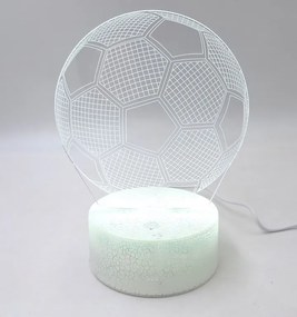 Madrid Magnificence Noční lampa - Fotbal - 3 barvy - P107