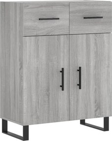 Skříň highboard šedá sonoma 69,5 x 34 x 180 cm kompozitní dřevo 3198559