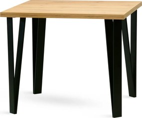 Stima Stůl KARLOS | Délka stolu: 140,Šíře stolu: 80,Odstín: bílá