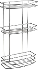 Aqualine Chrom Line - Drátěná polička trojitá, chrom 37045