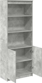 Skříň highboard betonově šedá 70 x 35 x 180 cm kompozitní dřevo 3328474