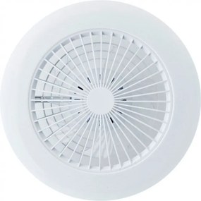 Brilliant G60020/05  Stmívatelné LED svítidlo SALERNO BÍLÉ &amp; reverzní VENTILÁTOR + funkce LED