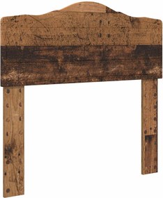 Rám postele s čelo Staré dřevo 90 x 190 cm Masivní borové dřevo 3412959