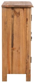 Koupelnová odkládací skříňka masivní borovice 59 x 32 x 80 cm,  246037