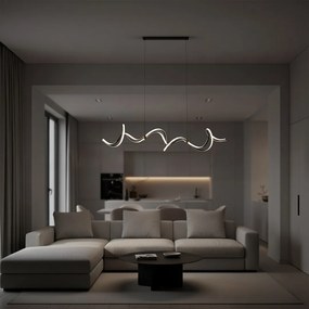 Závěsné LED svítidlo Colia, 1x LED 55w, 4000k, b/g
