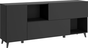 XXXLutz ŠIROKÁ KOMODA, černá, 180/76/39 cm P & B - Online Only komody - 002778011302