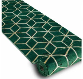 Běhoun EMERALD exkluzivní 1014 glamour, styl kostka zelený/zlatý