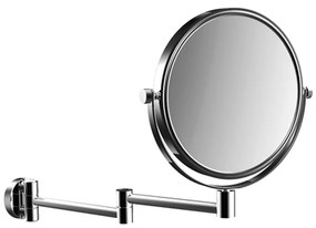 Emco Cosmetic mirrors Pure - Nástěnné kulaté holící a kosmetické zrcadlo, Ø 200 mm, 3 násobné zvětšování, chrom 109400110