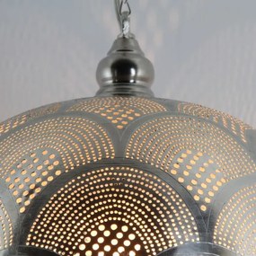 Luxusní stříbrná lampa Samak D30