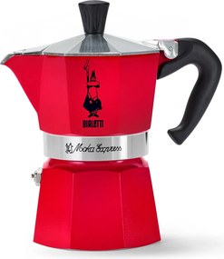 Bialetti Moka Express, 130 ml, červená