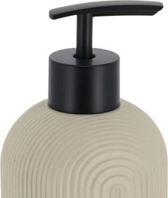 Dávkovač mýdla Elya, béžová/s černými prvky, 400 ml