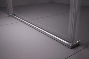 RAVAK Sprchové dveře MATRIX MSD2 100 R Satin+Transparent (0WPA0U00Z1)