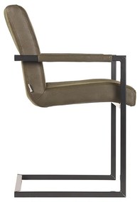 LABEL51 jídelní židle MILO armádně zelená Color: Army green UK-30.205