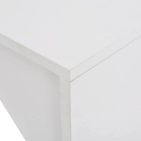 Barový stůl se skříní bílý 115 x 59 x 200 cm 280227