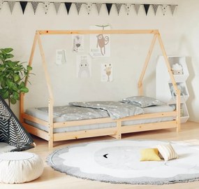 vidaXL Dětská postel 90 x 190 cm masivní borové dřevo [834493] Barva: Přírodní