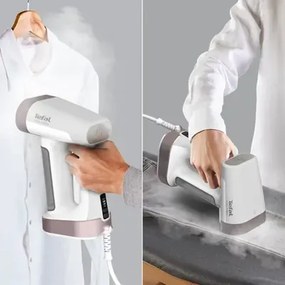 Tefal Pure Force DT8765E0 černá, skořicová / Ruční napařovač oděvů / 1