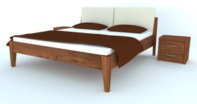 Postel Postelia THÉRA Buk 200x200cm - dřevěná postel z masivu o šíři 4 cm