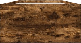 Rám postele kouřový dub 100 x 200 cm kompozitní dřevo 3280962