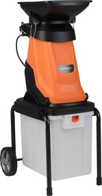 Costway 3000 W elektrický drtič s 50 L sběrnou nádobou štěpkovač elektrický