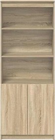 Skříň highboard dub sonoma 70 x 35 x 180 cm kompozitní dřevo 3328473