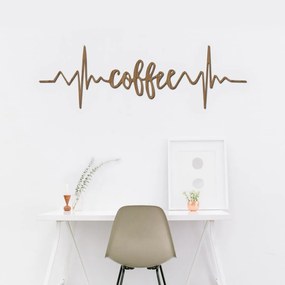 dřevo života Dřevěná dekorace COFFE PULSE Zvolte rozměr (cm): 80x24, Zvolte barvu dekoru: Horský dub