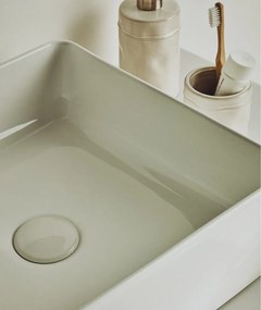 Bílé keramické umyvadlo 36,5x36,5 cm Ovara – Kave Home