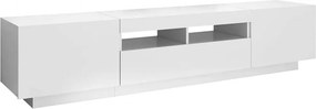 TV skříňka s LED osvětlením bílá 180 x 35 x 40 cm 3081897