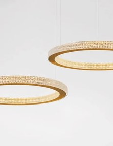 LED lustr Fiore 60 zlaté