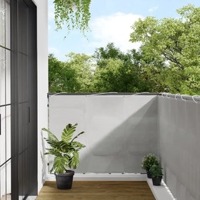 Balkonová zástěna světle šedá 120x300 cm 100% polyester oxford - Default Title