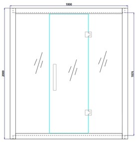 BPS-koupelny Kombinovaná sauna 2v1  - Infrasauna + finská sauna 180x160, 4-5 osob