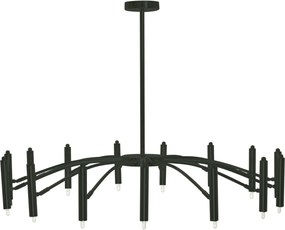 Toolight Toolight, stropní lampa 15xG9 APP1196-15CP, černá, OSW-40113