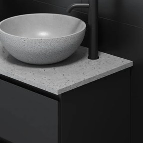 BATH DELUXE 06-039-19-23-00 - Umyvadlo na desku BERGEN pr. 39 cm beton/šedá