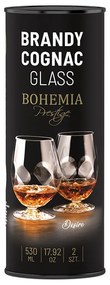 BOHEMIA PRESTIGE DESIRE SKLENICE NA KOŇAK V TUBĚ 530 ML SADA 2KS