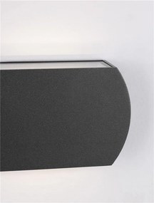 NV 9492630 Venkovní nástěnné svítidlo PARRIS antracitový hliník a čiré sklo LED 7.7W 3000K 220-240V 253st. IP65 - NOVA LUCE