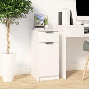 vidaXL Skříňka k psacímu stolu 33,5 x 50 x 75 cm kompozitní dřevo [811508] Barva: Bílá