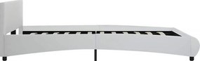 Rám postele s LED světlem bílý umělá kůže 180 x 200 cm 285491