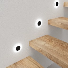 Schodišťové LED svítidlo Oti, 1x LED 0,6w, 4000k, b
