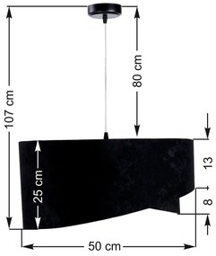 Lustr na lanku GALAXY 1xE27/60W/230V