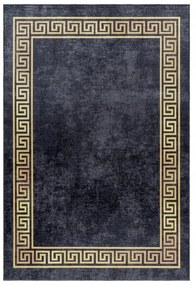 Ayyildiz Kusový koberec FIESTA 4305, Černá Rozměr koberce: 80 x 150 cm