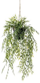 Emerald Umělý bambus závěsný keř v květináči 50 cm