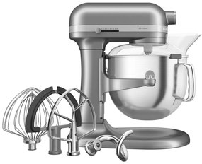 KitchenAid Kuchyňský robot Artisan 5KSM70SHX, se zvedací mísou 6,6 l, stříbřitě šedá 5KSM70SHXEMS