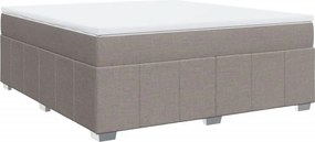Box spring postel s matrací taupe 180x200 cm textil 3285495